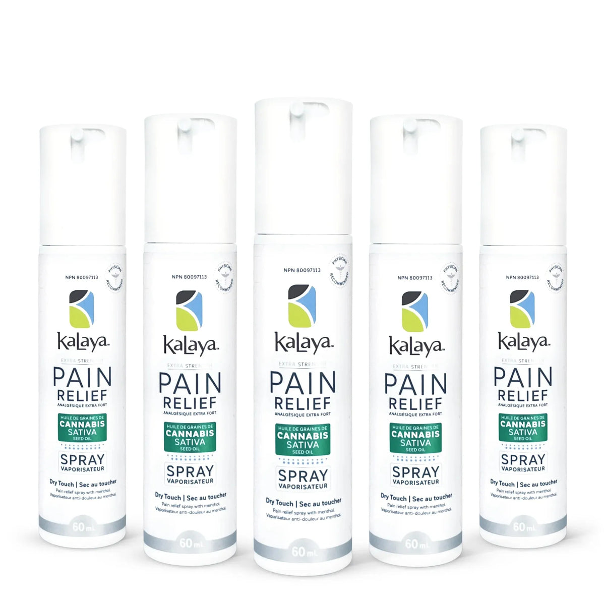 KaLaya Pain Relief Spray - Cannabis Sativa Seed Oil | Savings Pack