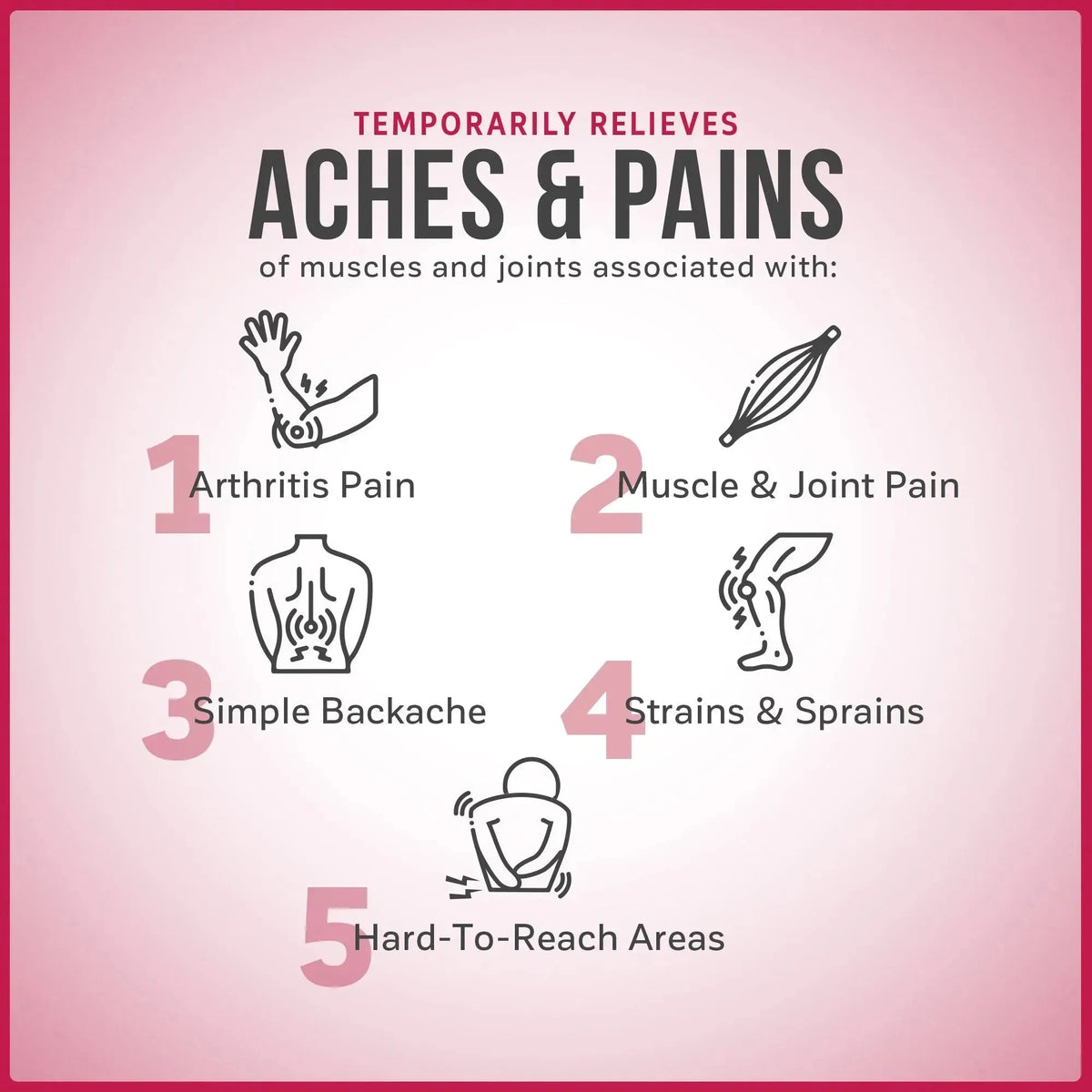 6x Extra Strength Pain Relief Cream with Massager (Pack of 5) | KaLaya