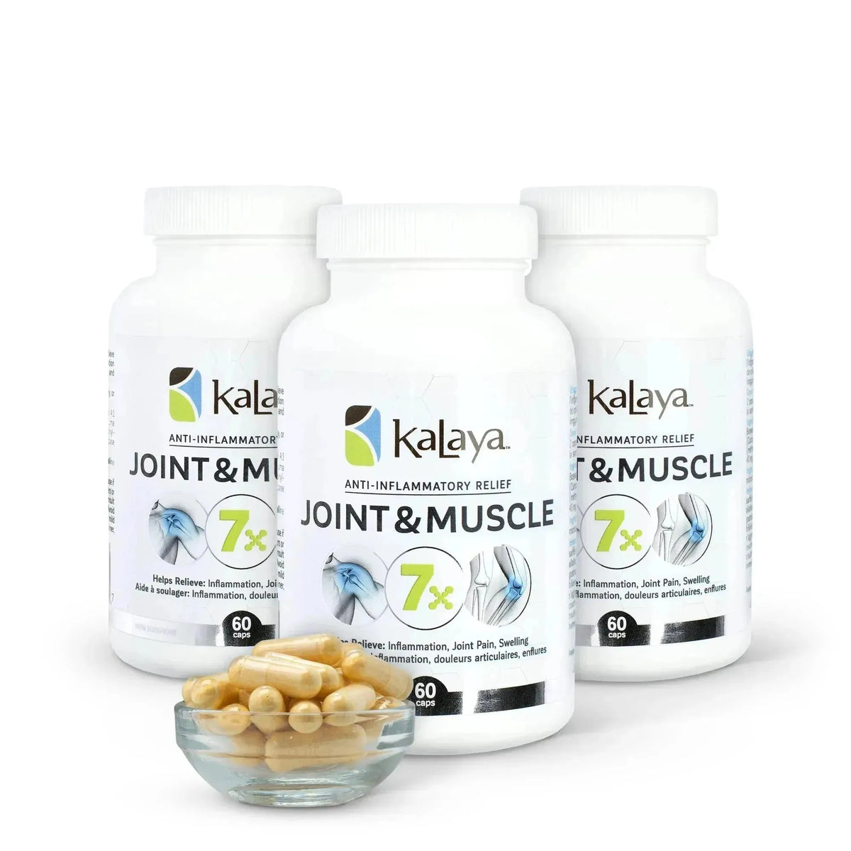 KaLaya 7x Joint & Muscle Relief Anti-Inflammatory Support | Multi Pack