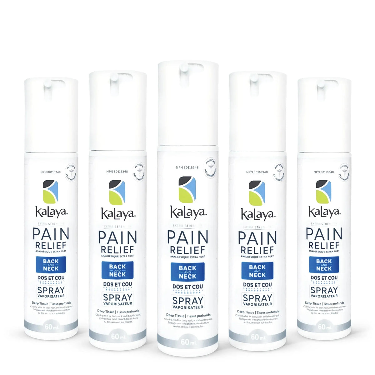 KaLaya Cooling Pain Relief Spray for Back & Neck | Multi-Pack Savings