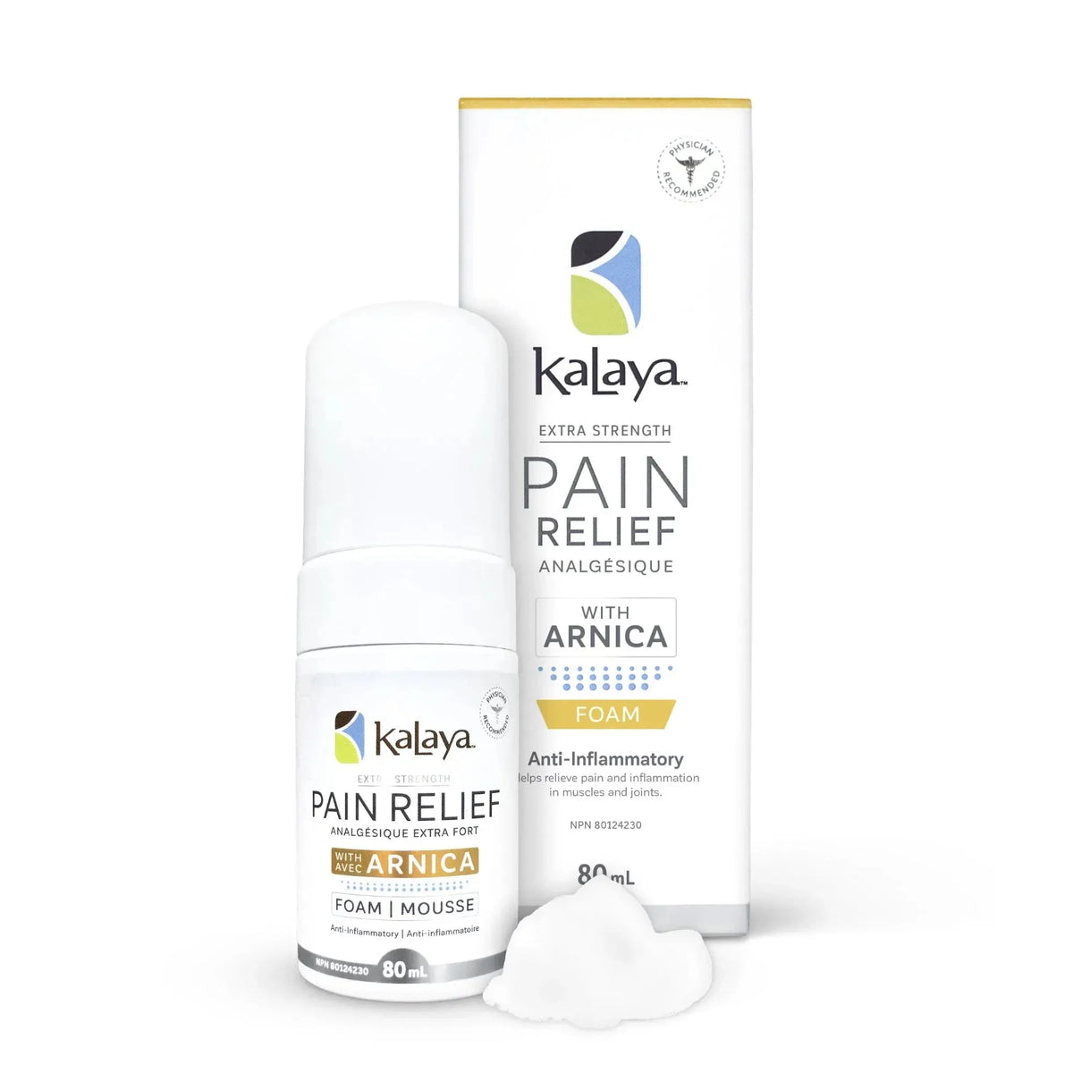 KaLaya Extra Strength Pain Relief Foam with Arnica | KaLaya