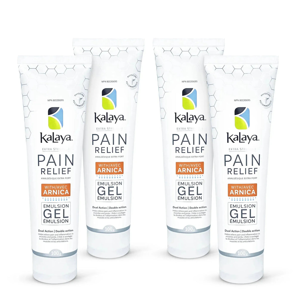 Extra Strength Pain Relief Gel With Arnica - Pack of 4 | KaLaya